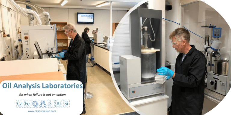 UK oil analysis lab testing machinery lube oil samples